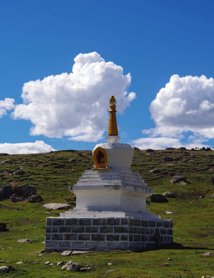 Tibet stupa stock photo. Image of temple, ancient, arch - 5905292