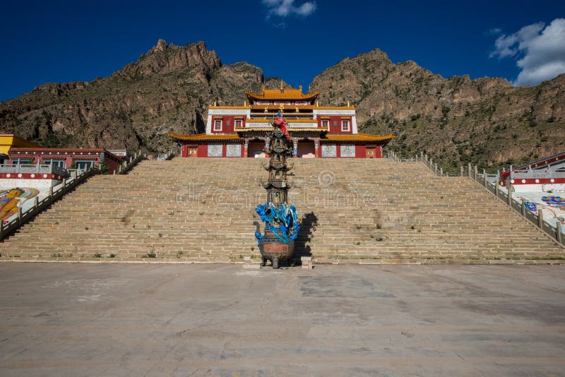 Tibet Temple stock photo. Image of temple, shine, chinese - 6105630