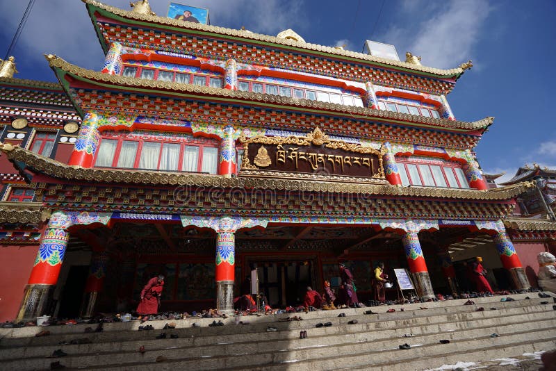 Seda,sichuan,china-Mar 08,2016,Monks at Seda Buddhish College Editorial ...