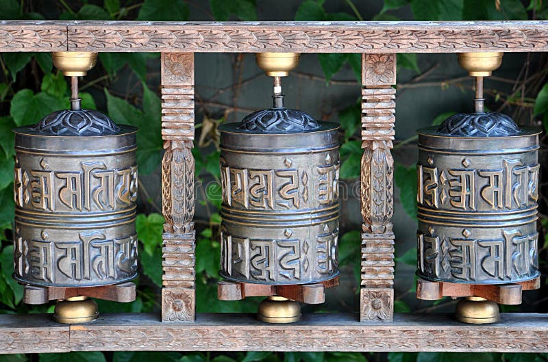 Tibetan bells stock image. Image of wooden, heritage - 81638479
