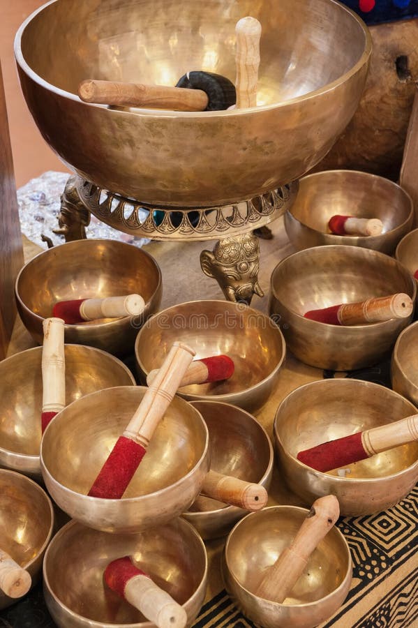 Tibetan bells stock photo. Image of frequency, ring, instrument - 69034558