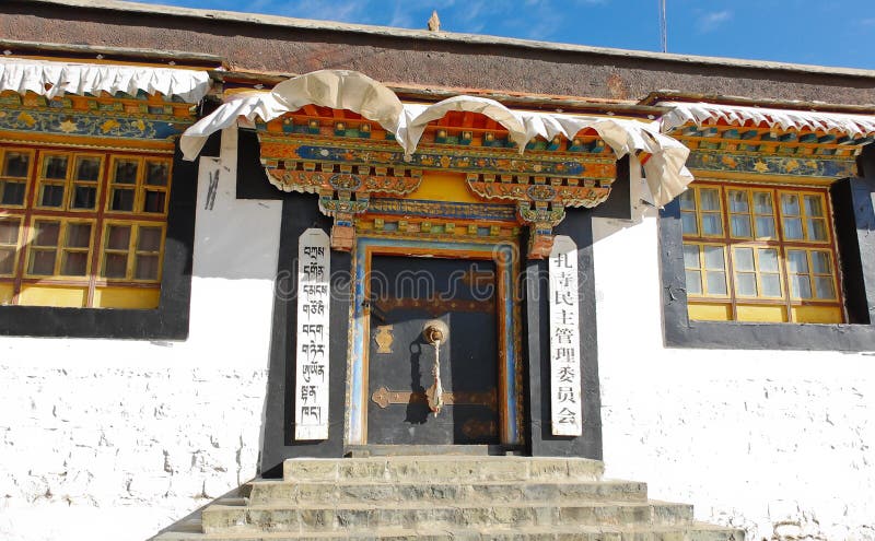 Tibetan building stock image. Image of decorate, monastery - 23634369