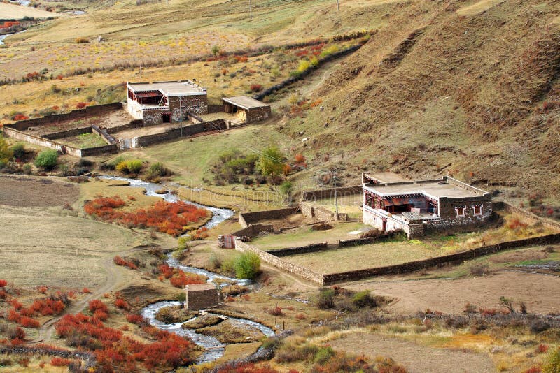 Tibet s rural areas stock photo. Image of chaiduo, full - 11399850