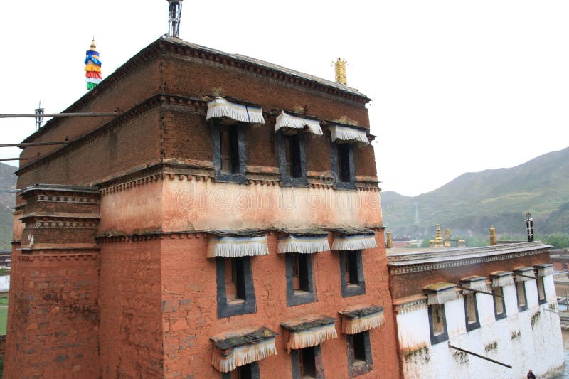 Tibetan Labrang Temple in China Stock Photo - Image of tibet, ancient ...