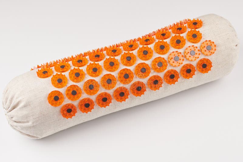 Tibetan Massage Acupuncture Mat with Needles Stock Photo - Image of ...