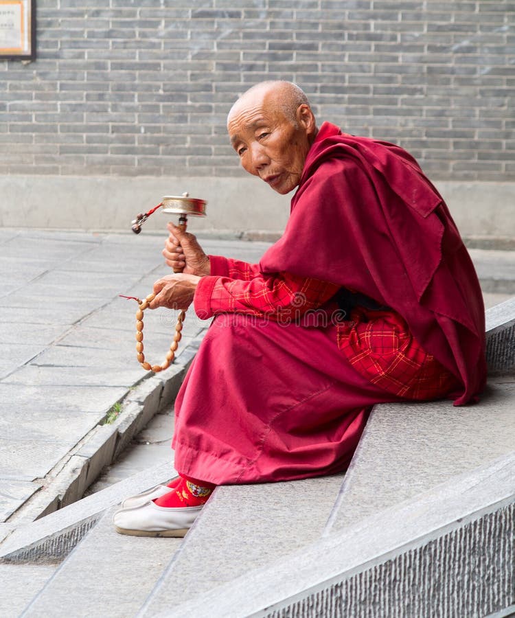 Tibetan Monk editorial image. Image of editorial, monks - 25608340