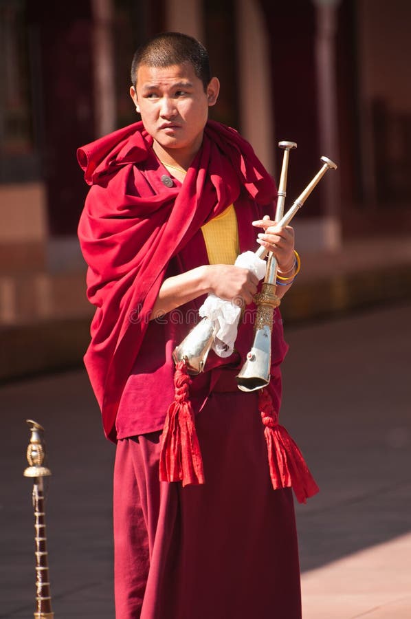 Buddhist Prayer Wheels in Changu Lake Stock Image - Image of religious ...