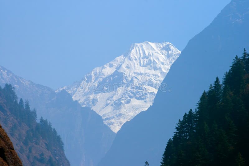 Tibetan mountains stock photo. Image of nature, annapurna - 13195114