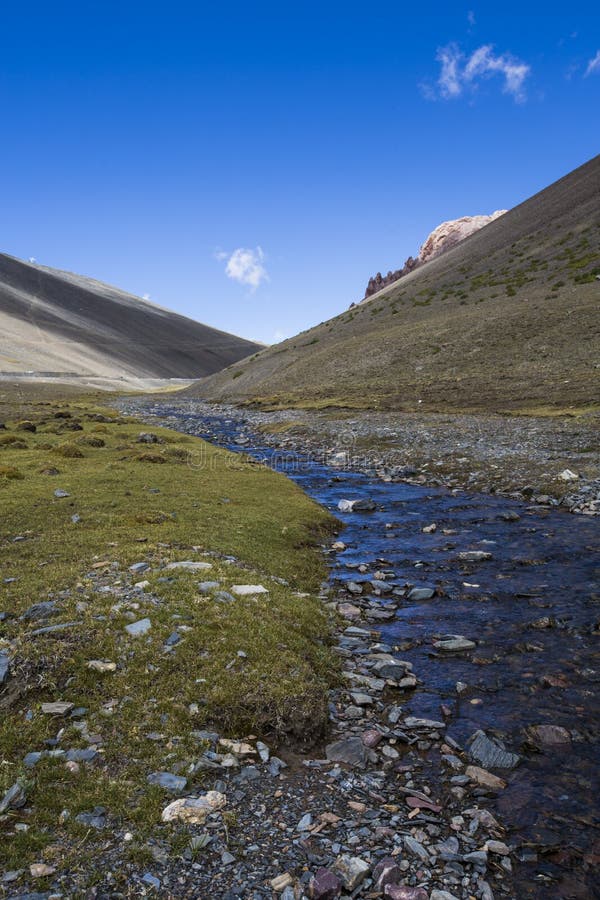 The Tibetan plateau stock image. Image of mountain, autumn - 67475817