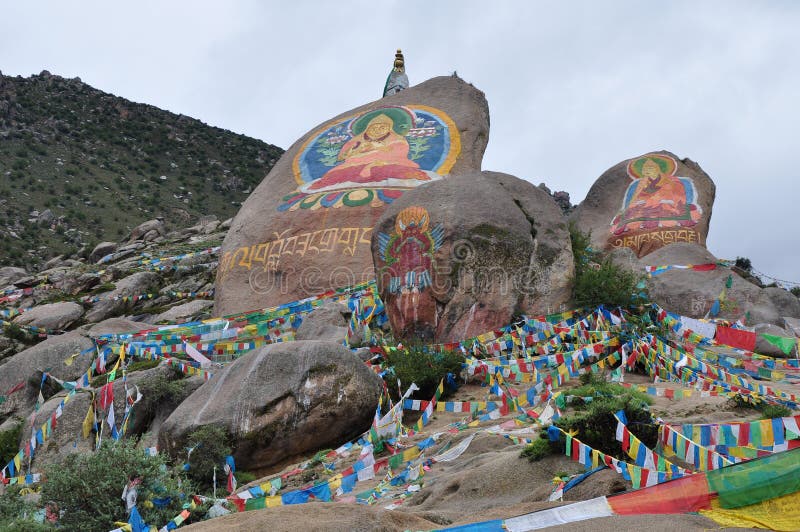 Tibetan Shrine Picture. Image: 15215086