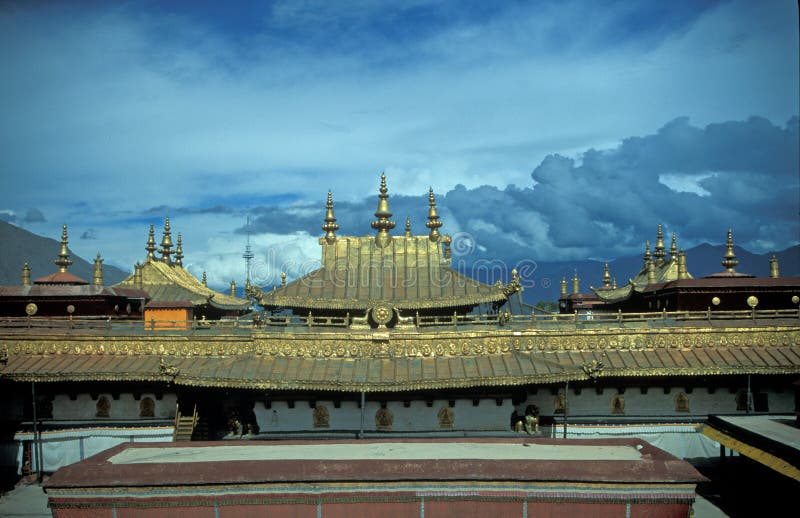 Tibetan Style Temples stock photo. Image of tibetan, china - 4207742