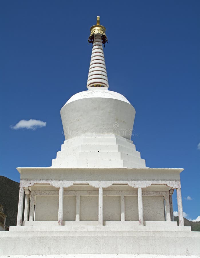 Tibetan Style Tower stock photo. Image of architecture - 73835178
