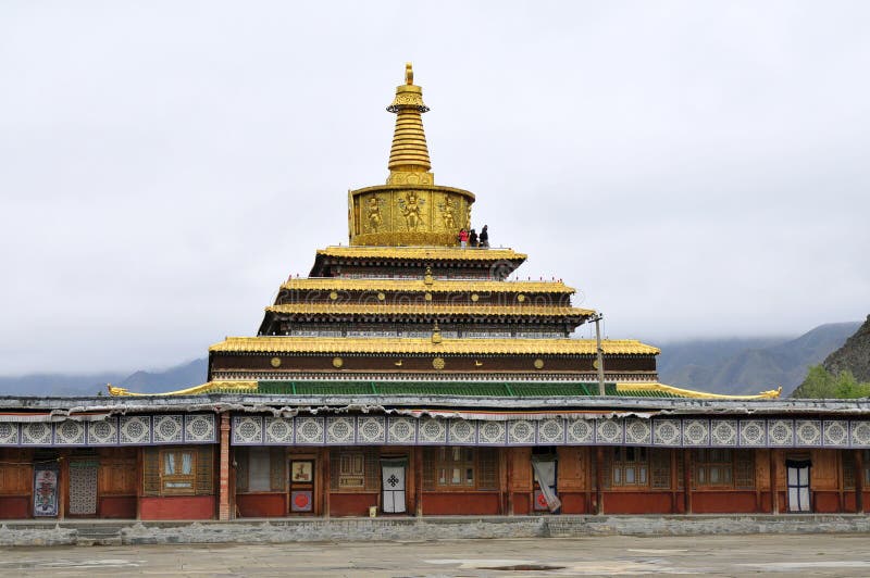 Monastery of Labrang Temple Stock Photo - Image of monastery, china ...