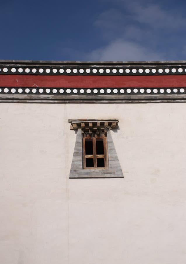 Tibetan window stock image. Image of exterior, building - 11243669