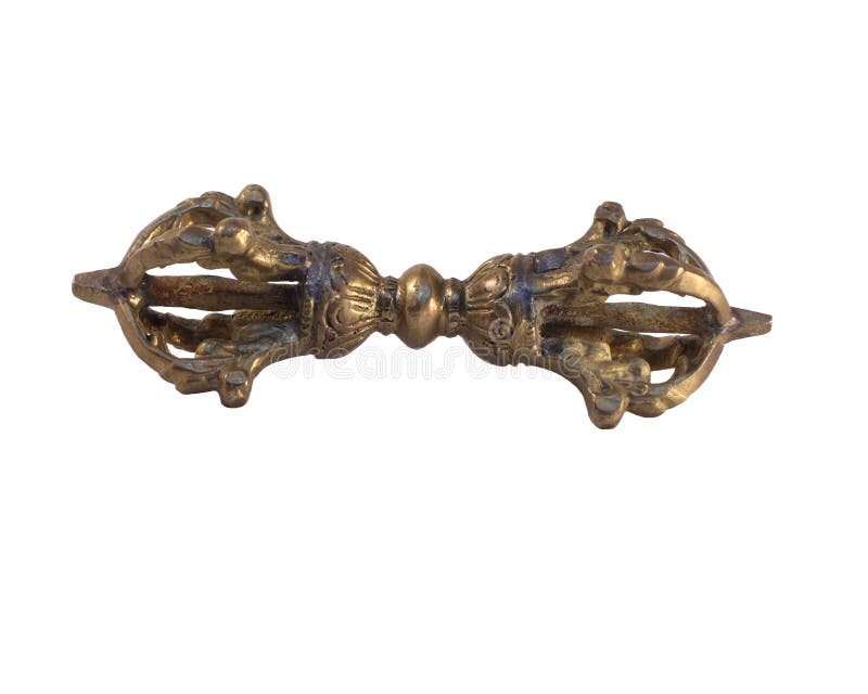 Tibetanisches Buddhistisches Dorje-vajra Stockfoto - Bild von rituell ...