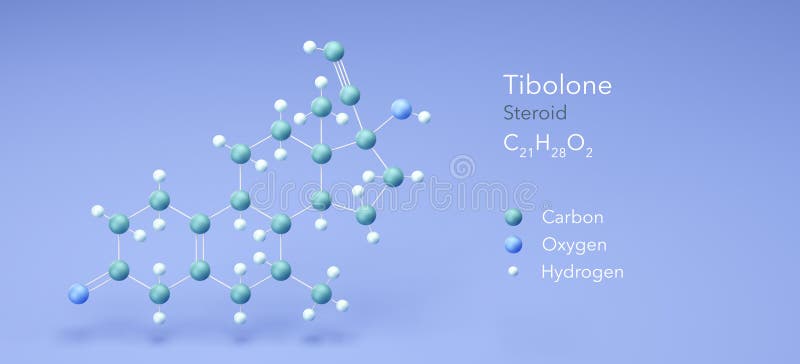 Tibolone Molecule, Molecular Structures, Livial, 3d Model, Structural ...