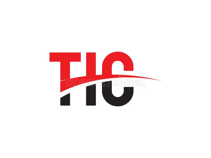 TIC Letter Initial Logo Design Vector Illustration Stock Vector ...