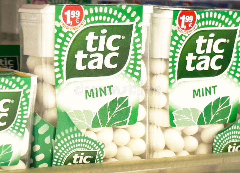 Tic Tac Mint Boxes on Display in Retail Setting Editorial Photography ...