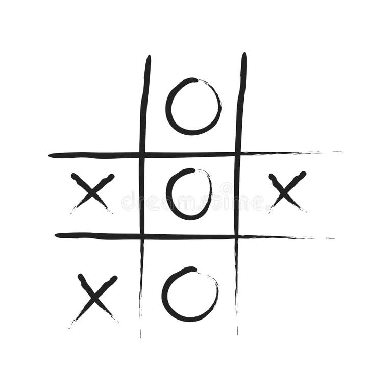 Tic Tac Toe Doodle Game Stock Illustrations – 978 Tic Tac Toe Doodle ...