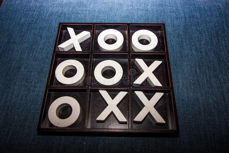 Tic-Tac-Toe Game Board As Decoration Stock Image - Image of background ...
