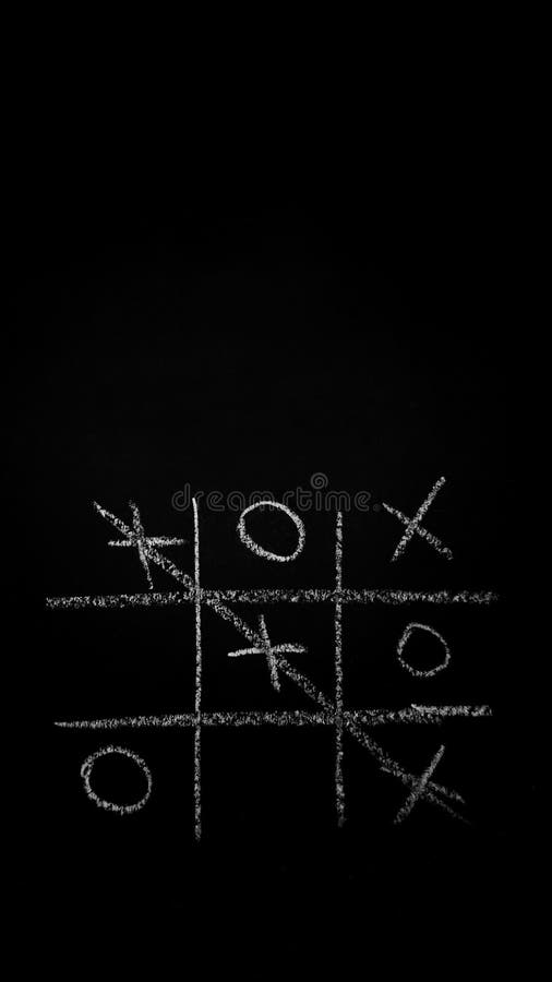 Tic Tac Toe Game Wallpaper for Fun and Entertainment Stock Image ...