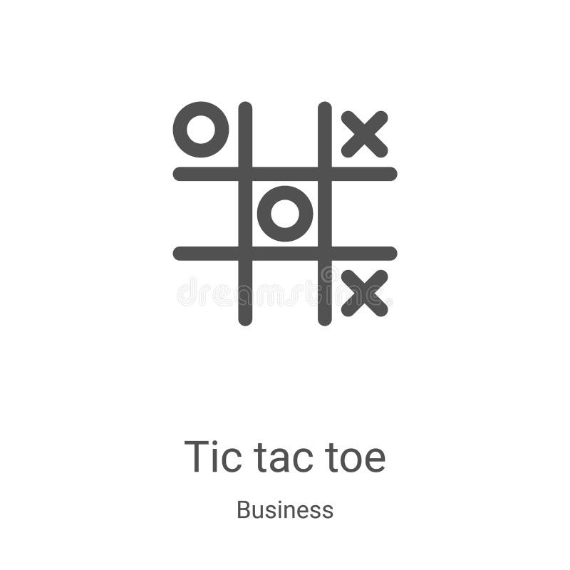 Hand Drawn Tic Tac Toe Vector Scribble Icon Symbol Illustration Stock ...