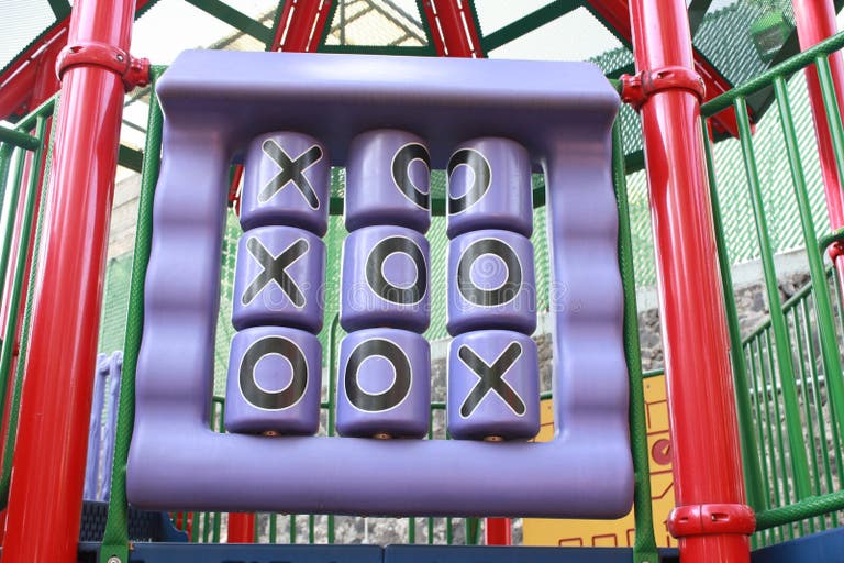 Tic tac toe playground stock image. Image of parque, gato - 48384843