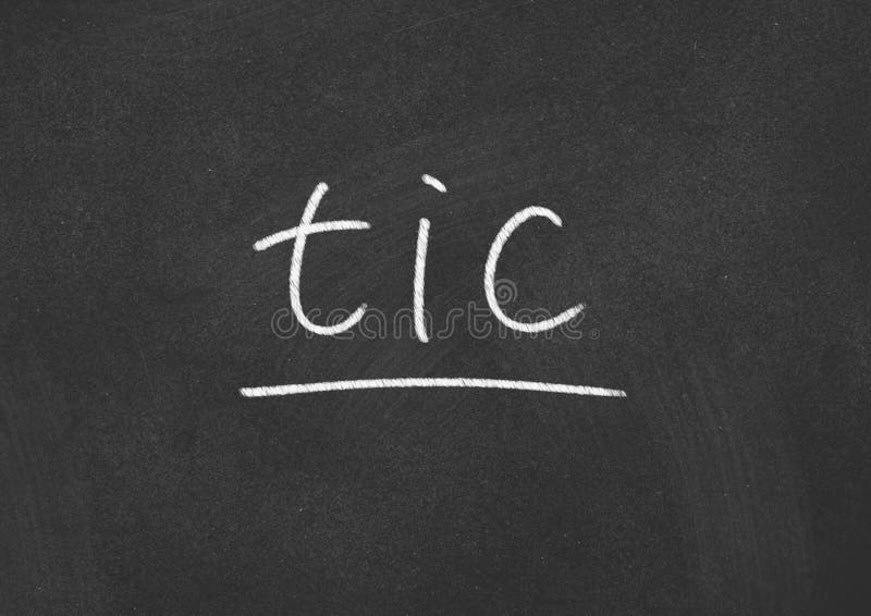 Tic image stock. Image du concept, craie, abstrait, ducation - 164720949