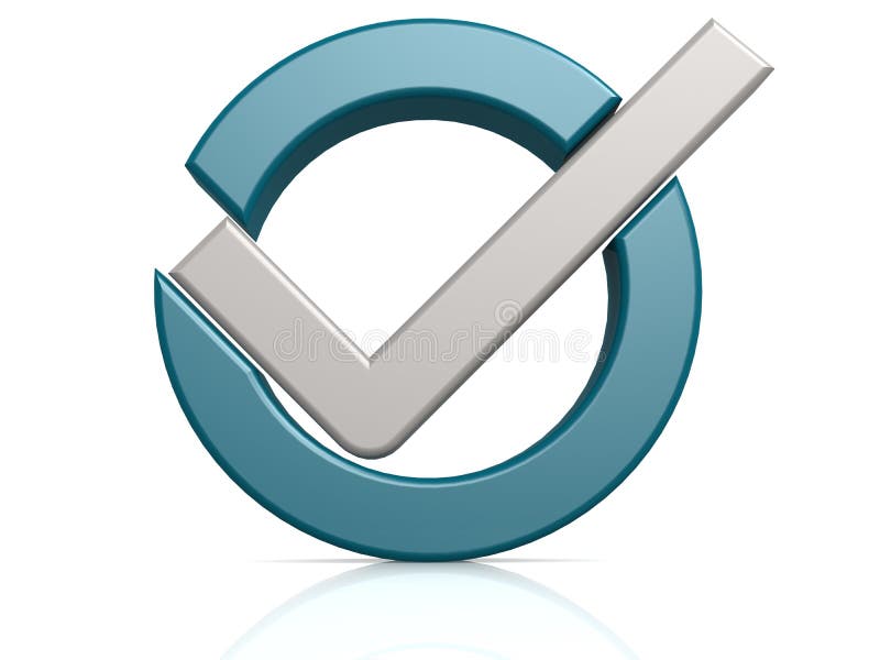 Tick.Blue Tick Sign. Check Mark Tick.color Shiny Tick Isolated on White ...