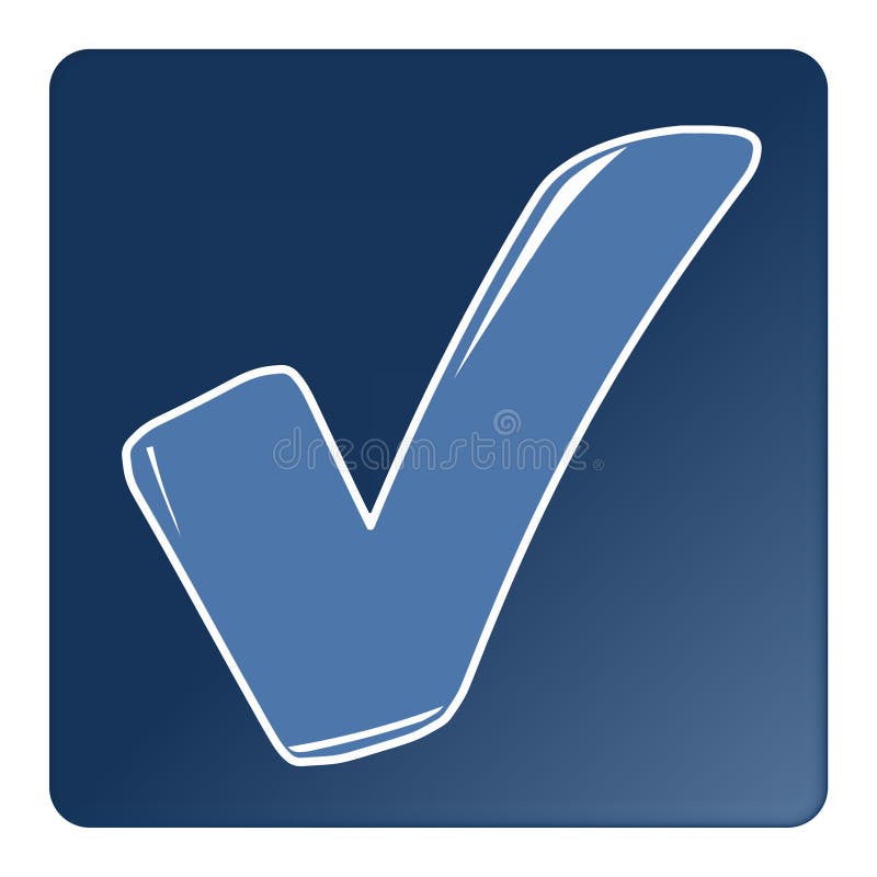 Tick stock illustration. Illustration of correct, approve - 39705723