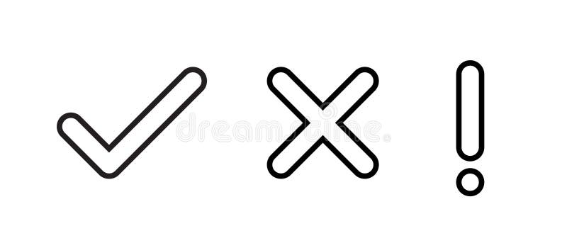 Tick Exclamation Icon Stock Illustrations – 1,180 Tick Exclamation Icon ...