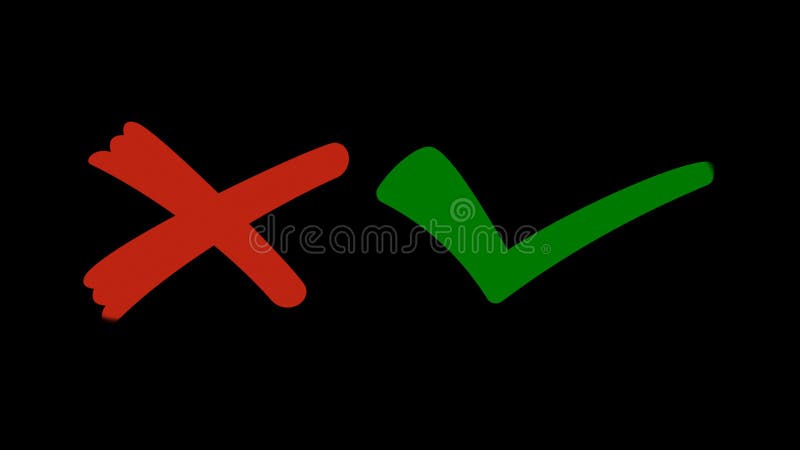 Tick and Cross Signs. Transparent Background with Alpha Channel. False ... Tick and Cross Signs. Transparent Background with Alpha Channel. False ...