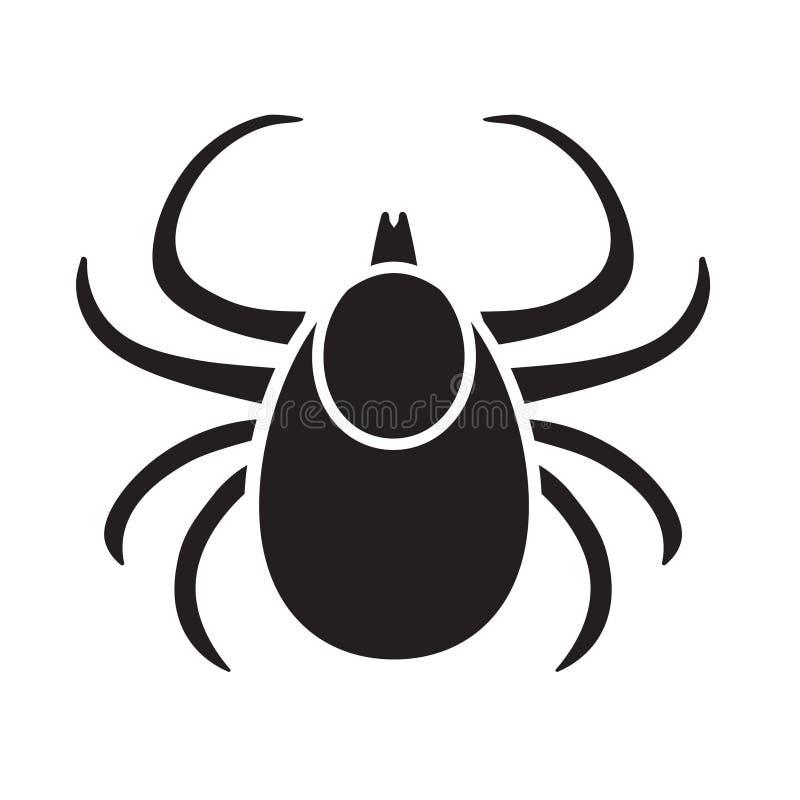 Tick lyme insect icon stock vector. Illustration of isolated - 156396468