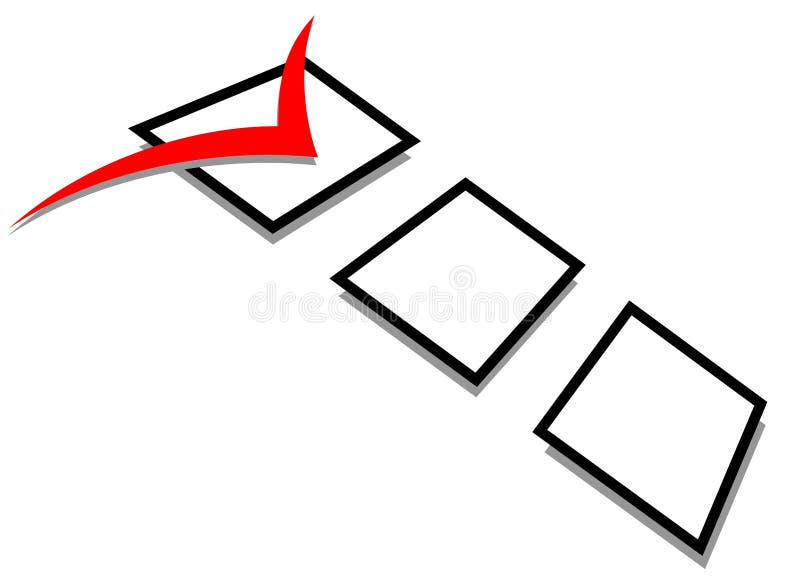 Black tick boxes stock vector. Illustration of isolated - 18213021