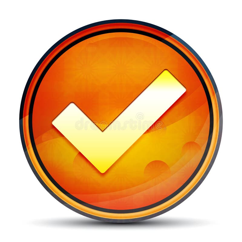 Tick mark and cross button stock illustration. Illustration of right ...