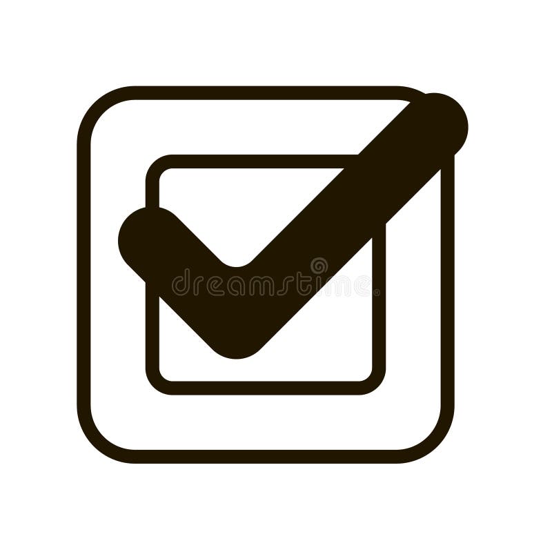 Tick OK Icon on White Background. EPS 10. Vector Illustration. Stock ...