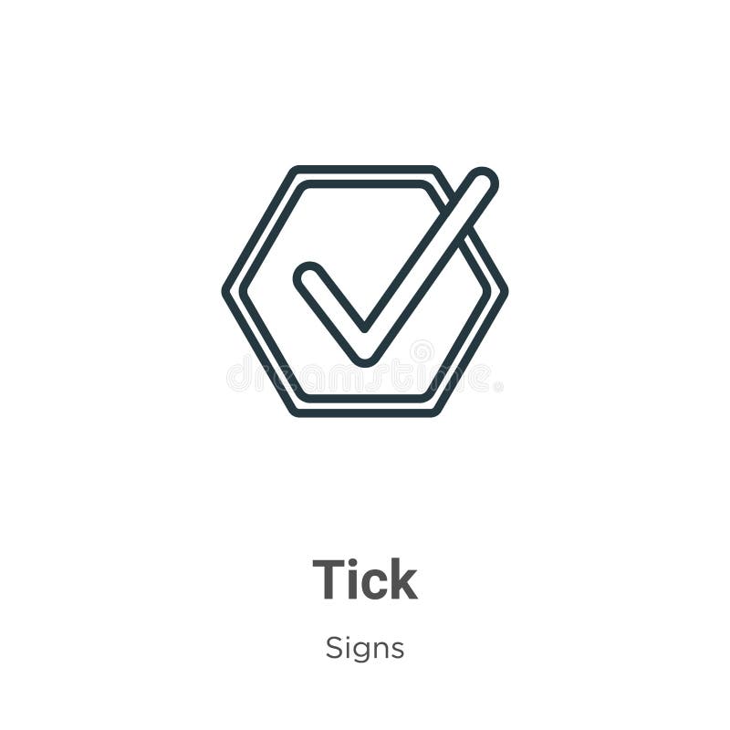 Tick Icon in Filled, Thin Line, Outline and Stroke Style. Vector ...