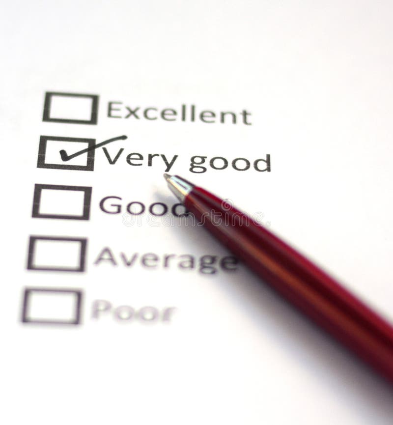 Tick placed in very good stock image. Image of good, positive - 79409643