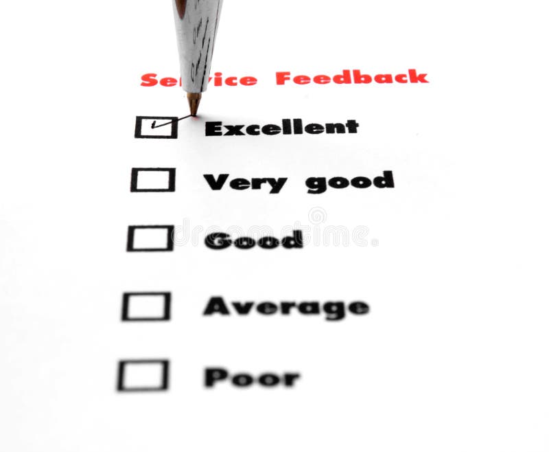 Tick Placed You Select Choice. Excellent,very Good,good,average Stock ...