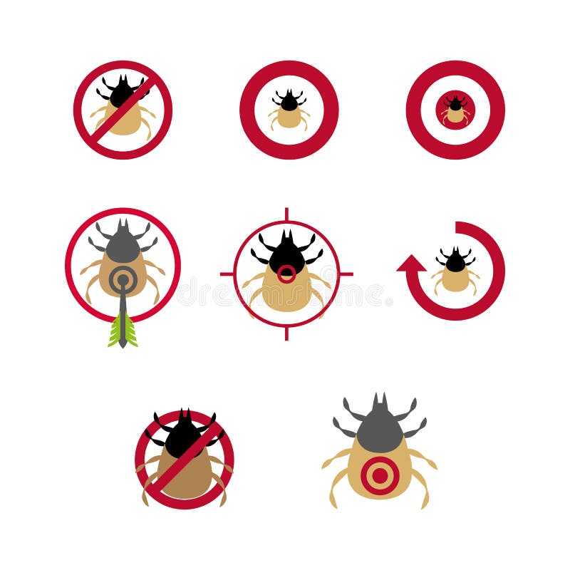 Tick stock vector. Illustration of insect, tick, icon - 105024748