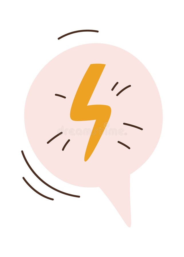 Tick Tock Message Cloud Flat Icon Stock Vector - Illustration of ...