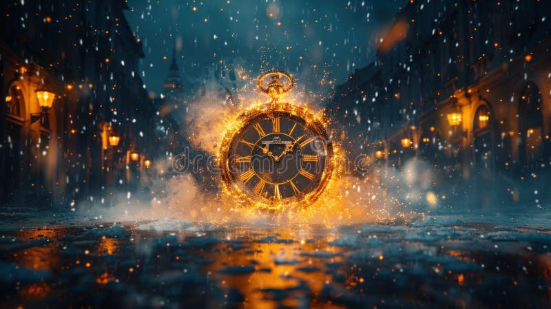 Tick Tock: Time Running Out - Conceptual Image of a Clock Ticking Down ...