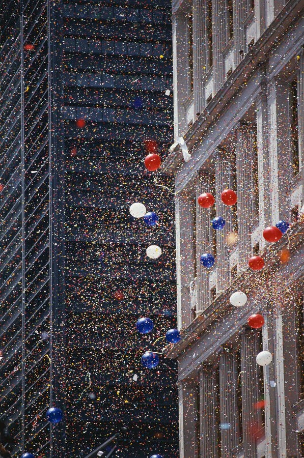 Ticker Tape Parade stock image. Image of american, americana - 23160557