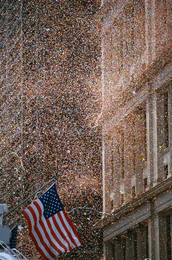 Ticker Tape Parade editorial photo. Image of american - 23160671