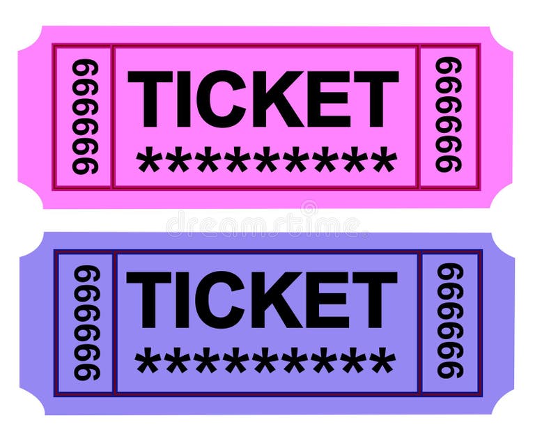 Vintage Ticket Stub Frame Stock Illustrations – 121 Vintage Ticket Stub ...