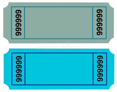 Ticket 5 stock illustration. Illustration of entry, grungy - 1231718