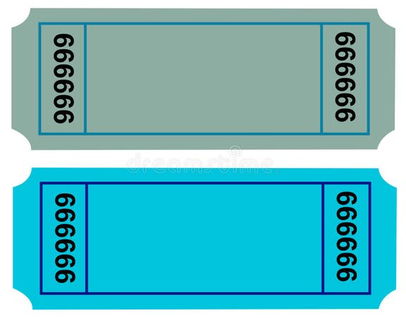 Ticket 5 stock illustration. Illustration of entry, grungy - 1231718