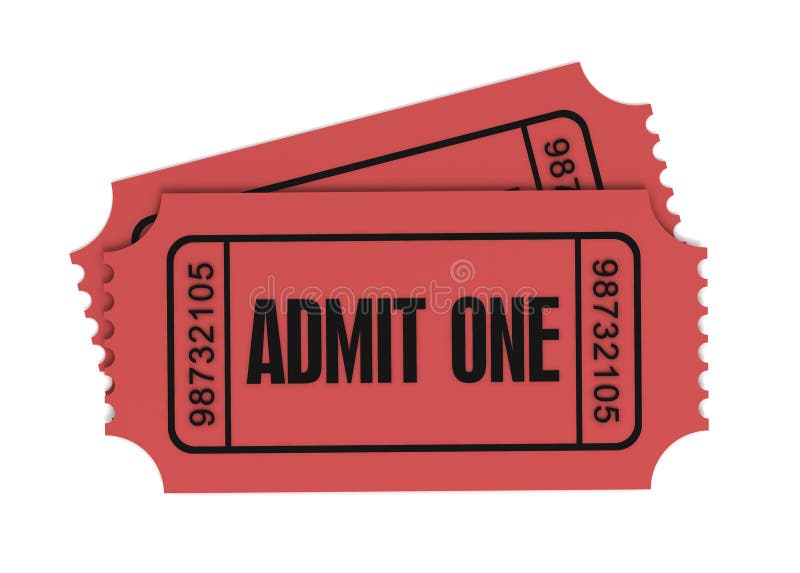 Ticket Admit. Admit One Ticket Icons. Stock Vector - Illustration of ...