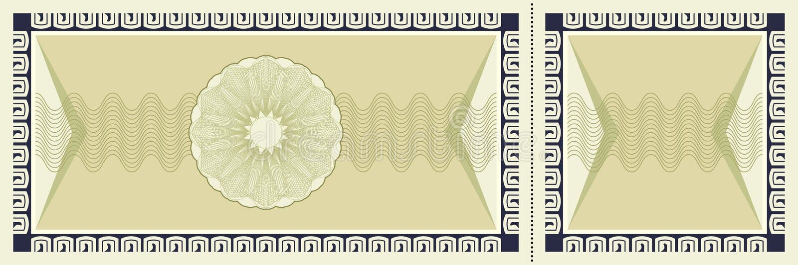 Check background stock vector. Illustration of ticket - 34486591