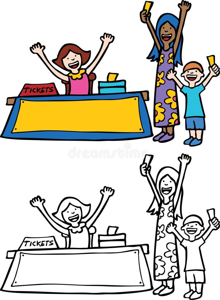 Cartoon Ticket Booth Stock Illustrations – 890 Cartoon Ticket Booth ...